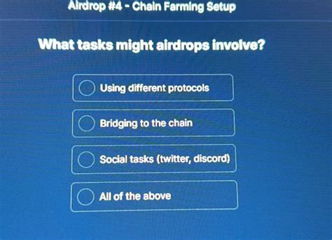 Alricrop 4 Chain Farming Setup What Tasks StudyX