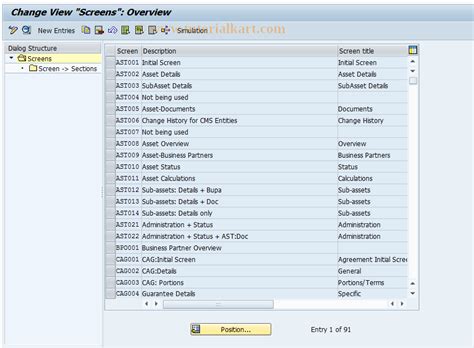 Cmscusbdt005 Sap Tcode Cms Control Screens Transaction Code