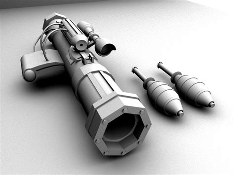 Rocket Launcher 3d Model