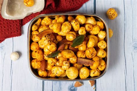 Makhana Chivda Recipe Diwali Special Indian Vegetarian Recipes By