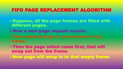 Fifo Lru Optimal Page Replacement Algorithm Pptx
