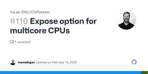 Expose Option For Multicore Cpus Issue Yulab Smu Chipseeker Github