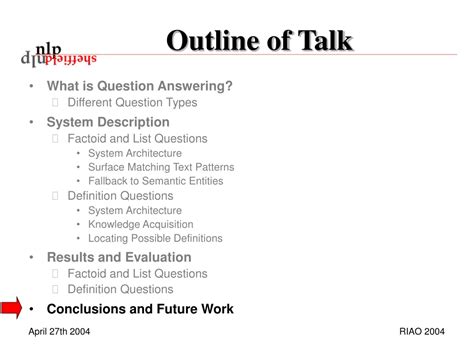 Ppt A Pattern Based Approach To Answering Factoid List And Definition Questions Powerpoint