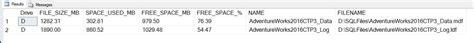 SQL SERVER How Much Free Space I Have In My Database SQL Authority With Pinal Dave