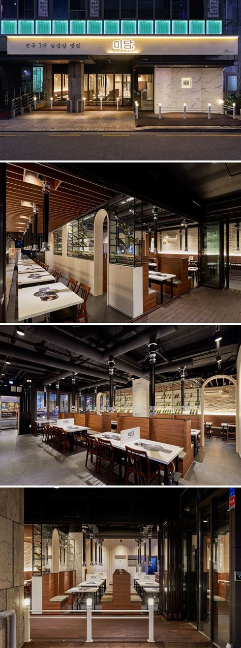 No767 미담 모던하고 깔끔한 분위기의 50평 고깃집 인테리어 레스토랑 바 디자인 상점 내부 인테리어