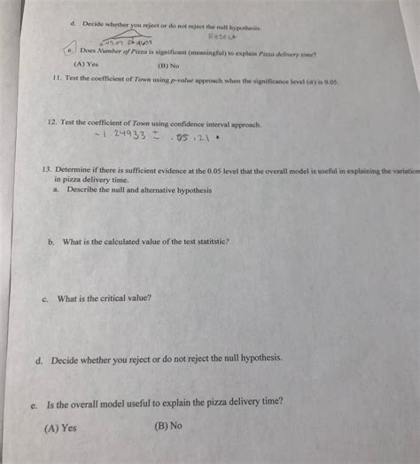 solved regression analysis example question set and answer