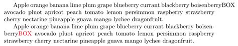 Pdftex Line Break Issues With Color Command Pdflatex Pdfcolorstack
