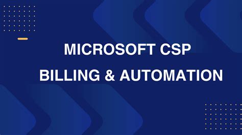Microsoft CSP Billing Automation TotalOne