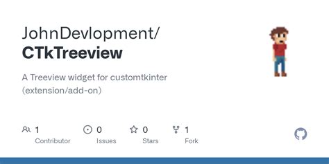 Github Johndevlopment Ctktreeview A Treeview Widget For Customtkinter Extension Add On