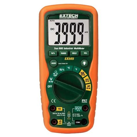 Extech Ex520 Heavy Duty True Rms Industrial Multimeter My Meter