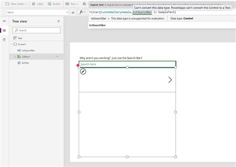 Powerapps Data Types
