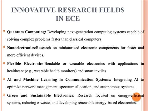 Ece Pptx It Contains Scope And Future Of Electronics And Communication