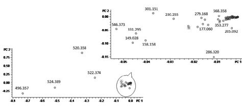 PCA Loading Plot 3 The Numbers Written On The Loading Plots Are Download Scientific Diagram