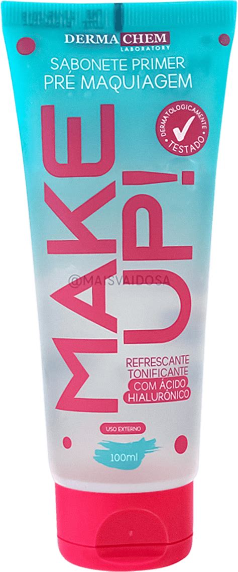 Sabonete Líquido Facial DermaChem Make Up Primer Beleza na Web