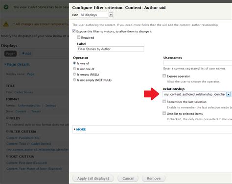 Drupal 7 Using Views Relationships With Filters Stack Overflow