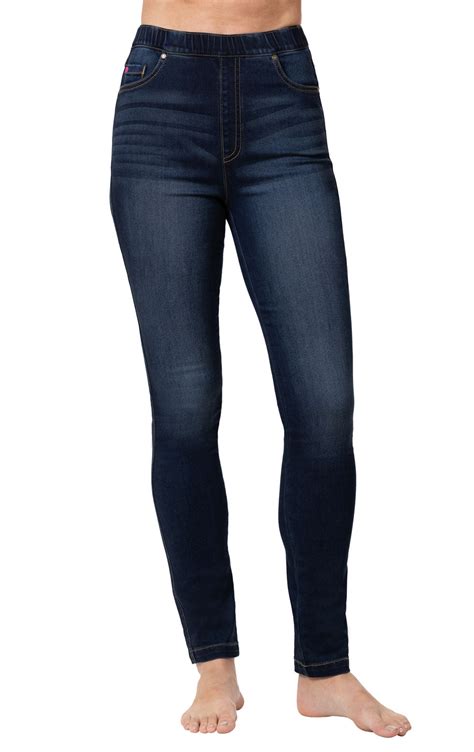 Womens Stretch Jeans High Waist Skinny Bootcut Pajamajeans