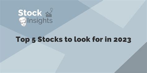 2023 Best Stocks To Invest In India
