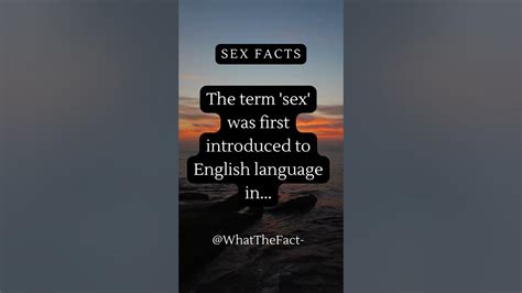 When Did We Start Using Sex In English 🤔📜 Shorts Subscribe Languagehistory Sexterm