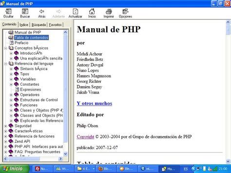 Infotutoriales Manual De Php En Formato Chm Por Mf