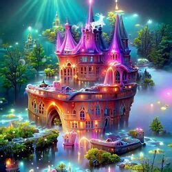 Пазл «Эльфийский замок» из 204 элементов | Собрать онлайн пазл №191709