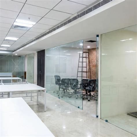 Office Glass Partitions With Installation 12 Mm Frameless At ₹ 320sq