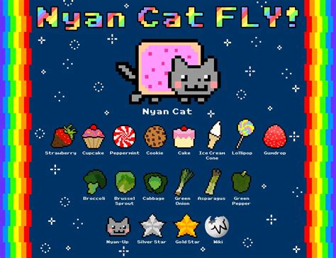 Nyan Cat Fly Nyan Cat Kitty Games Cats