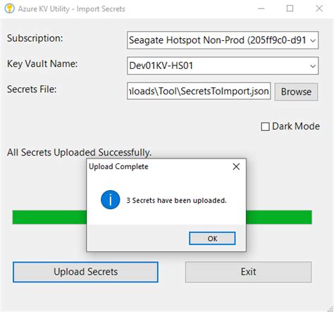 Azure Key Vault Json Secrets Import Export Tool Dev Community