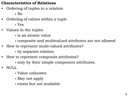 Ppt The Relational Data Model Relational Constraints And The Relational Algebra Powerpoint