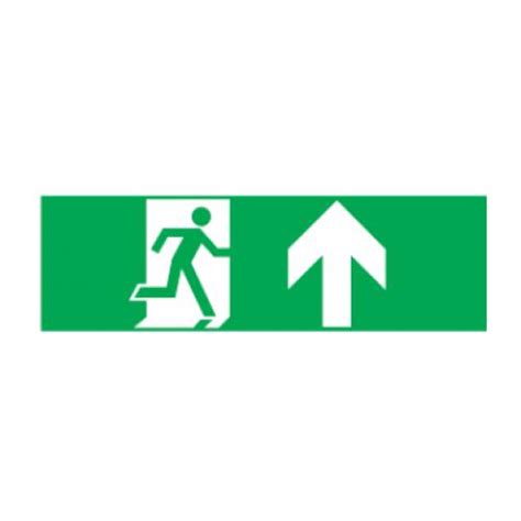 ACA LIGHTING ARROW UP STICKER FOR EXIT EMERGENCY LIGHTING HAP1