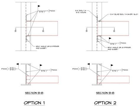 Hss Beam To Wf Column Web Page 2 Eng Tips