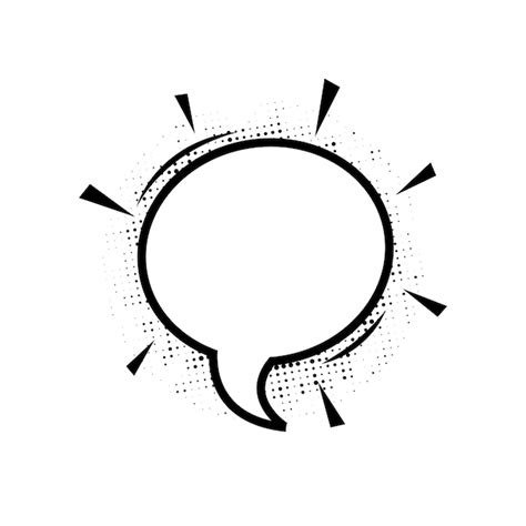 Free Psd Comic Bubbles Element Isolated