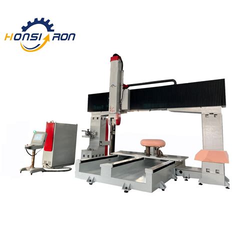 5 Axis Cnc Router Machine Wood Working Cnc Router Wood Eps Foam Mold Processing Machine China