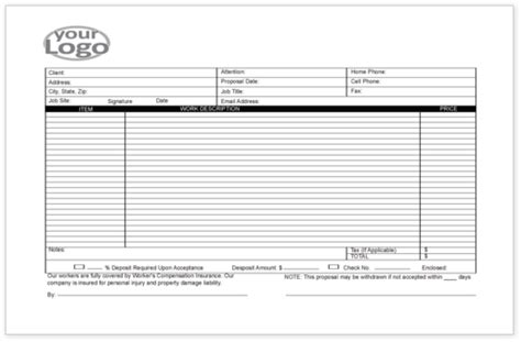 Custom Carbonless Forms Free Invoice Contract And Business Form Templates Free Shipping