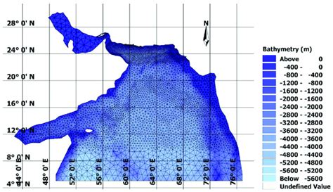 Computational Domain And Bathymetry Download Scientific Diagram