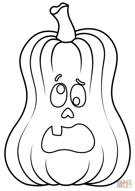 Silly Jack O Lantern Coloring Page Free Printable Coloring Pages