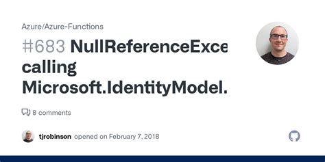 Nullreferenceexception Calling Microsoftidentitymodelclients