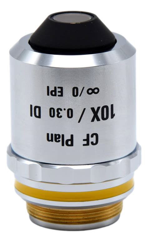 Nikon 10x Cf Plan Di Epi Intereferometry Objective Microscope Central