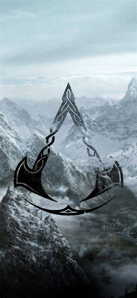 Download Free Ac Valhalla Black Axes Logo Wallpaper