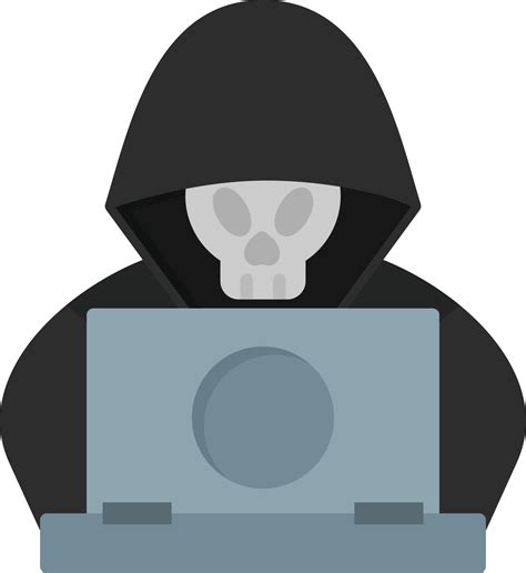 Hacker Flat Icon 9425361 Vector Art At Vecteezy