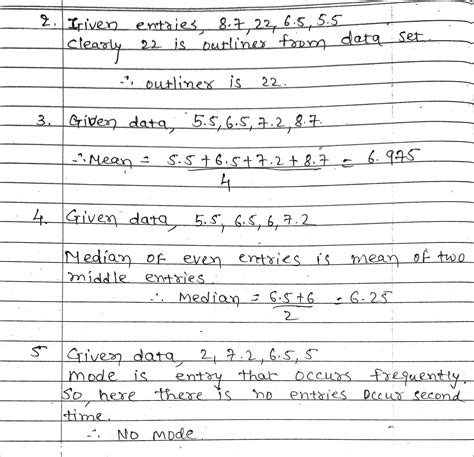 [solved] Identify The Outlier In The Data Set Then Find The Mean Median Course Hero