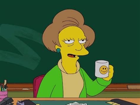 Edna Krabappel With Images The Simpsons Simpson Bart Edna Krabappel