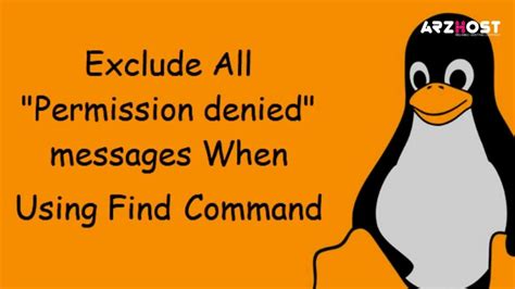 How To Bypass Linux Find Ignore Permission Denied Error