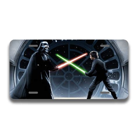 Darth Vader Star Wars Weatherproof Anime License Plate 6 X 12 Ebay