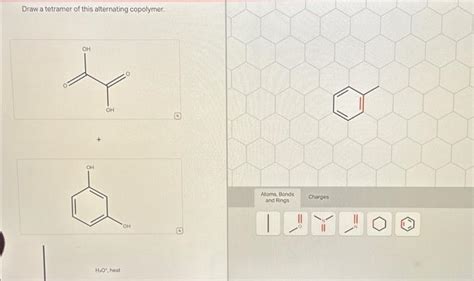 solved draw a tetramer of this alternating copolymer