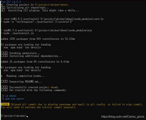 Vue入门篇：采用vue Cli4 快速搭建开发环境，并将项目发布到github上overwrite、merge Csdn博客
