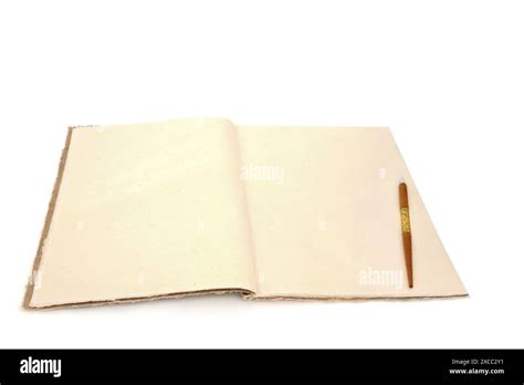 Retro Writing Equipment With Ink Nib Pen And Hemp Notebook Stationery