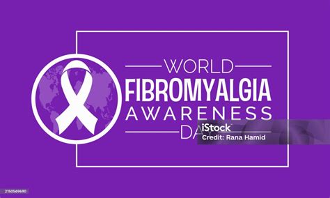 세계 섬유 근육통 건강 인식 벡터 그림 질병 예방 벡터 배너 카드 배경에 대 한 템플릿입니다 0명에 대한 스톡 벡터 아트 및 기타 이미지 Istock