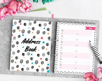 Address Book Etsy