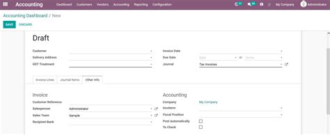 Accounting Dashboard Odoo 14 Enterprise Edition Book Accounting
