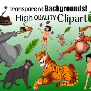 The Jungle Book Png Jungle Book Clipart Jungle Book Svg Mowgli Baloo